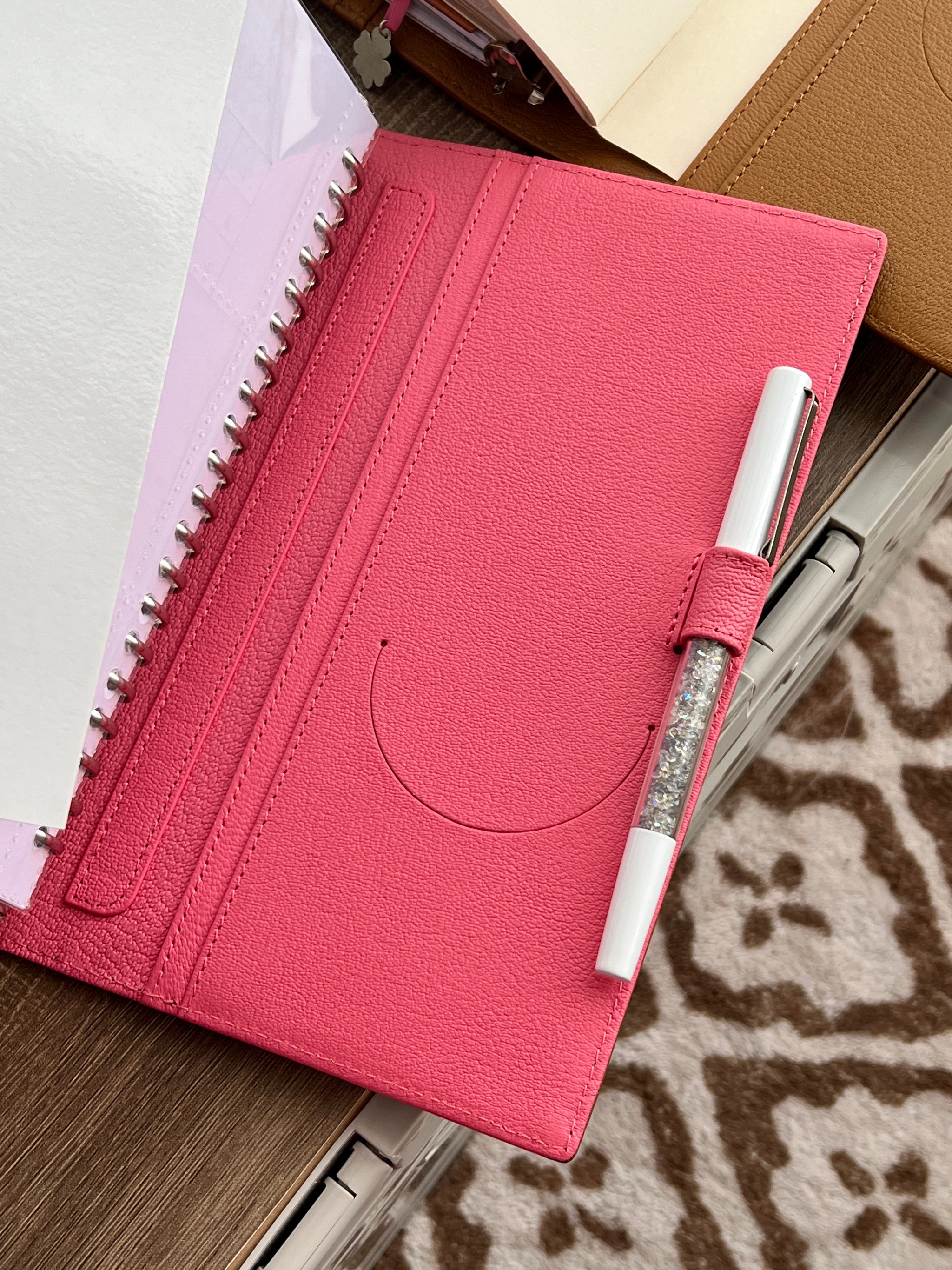 Sully - French Goat Leather - Bifold Ring Binder READY TO SHIP – Sweet ...